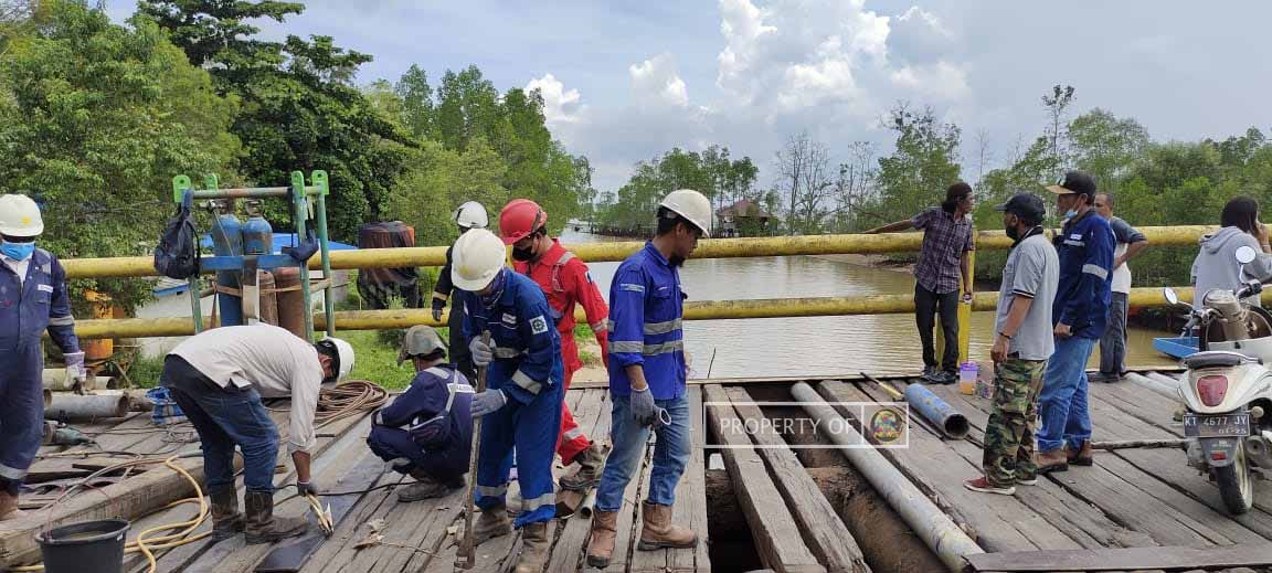 Jembatan Kayu Sambera Selesai Diperbaiki dan Sudah Bisa Digunakan - A News